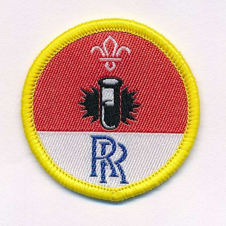 Cub Scout Scientist Activity Badge, Rolls Royce – Badges & Things ...