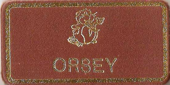 Orsey, Beaver Leaders Leather Name Badge, Tan – Badges & Things ...