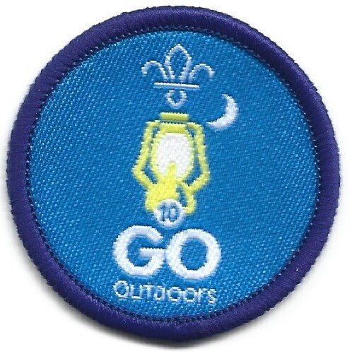 Nights Away Staged Activity Badge 10 Nights, GO Outdoors – Badges ...