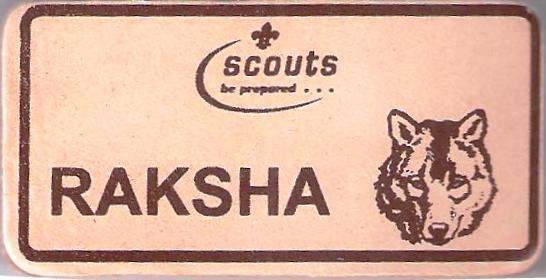 Raksha, Scouts Character Leather Name Badge, Natural – Badges & Things ...