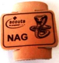 Nag Name Woggle, Natural (Pronounced NAAG) – Badges & Things | Coventry ...