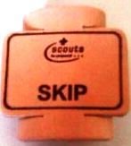 Skip Name Woggle, Natural – Badges & Things | Coventry Scout Shop